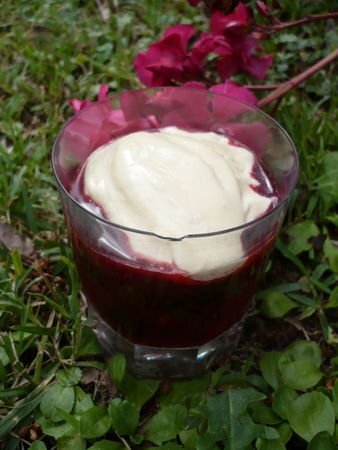 Recette soupe fruits rouges et mousse au mascarpone