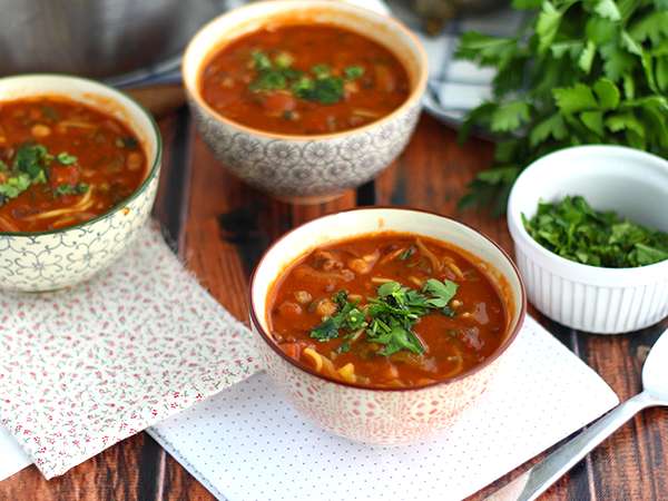 Recette de soupe harira, facile et parfumée