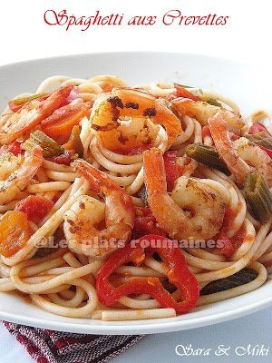 Recette de spaghetti aux crevettes savoureuses