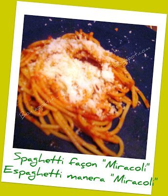 Recette de spaghetti façon miracoli savoureuse et rapide