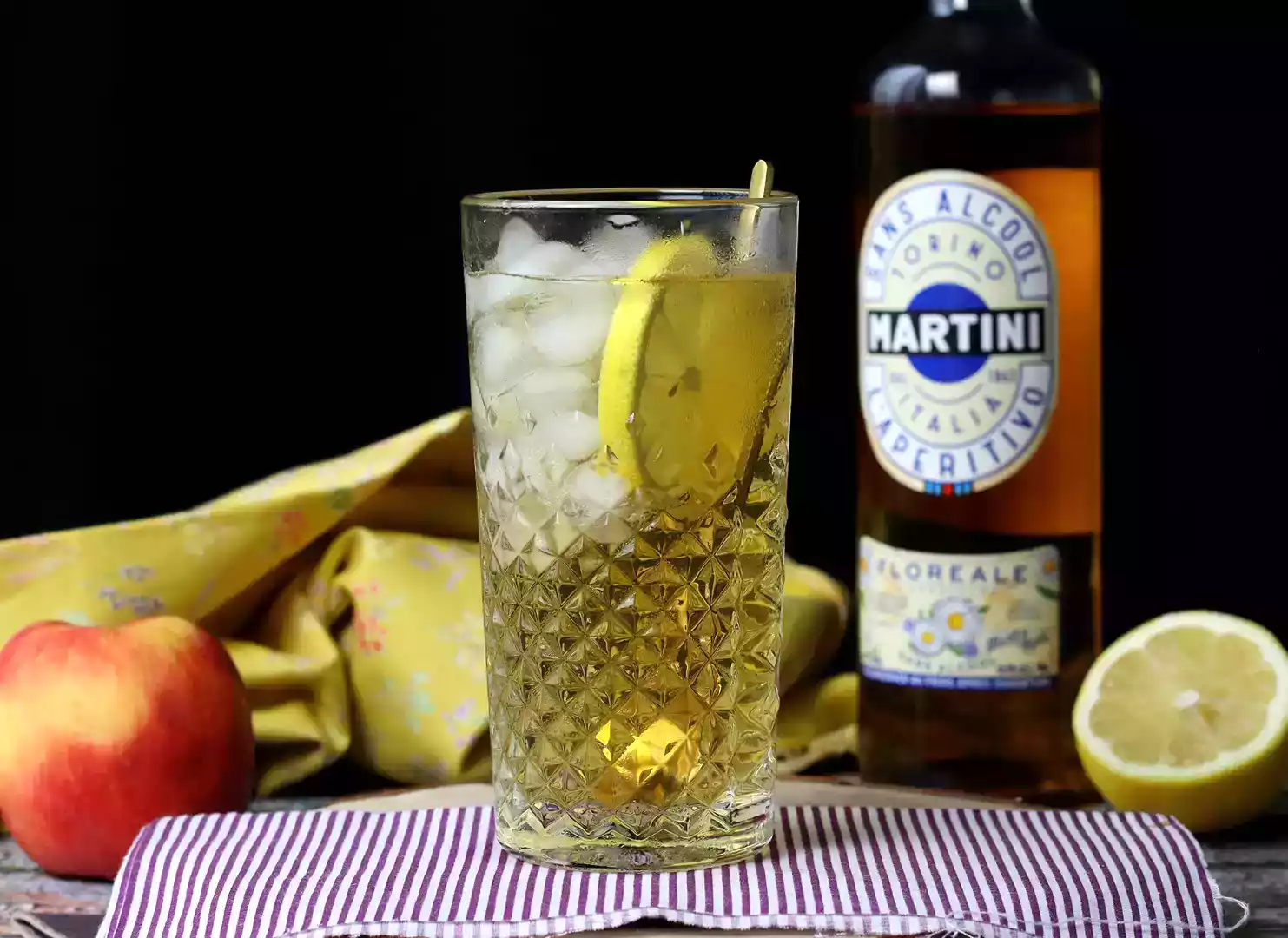 Recette spritz martini sans alcool, doux et floral