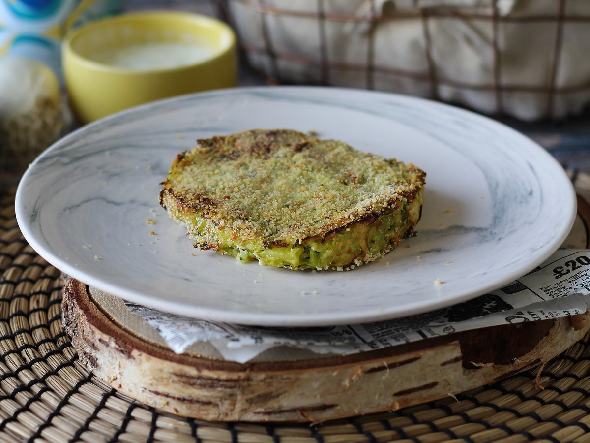 Recette de steak de courgette et pommes de terre au fryer