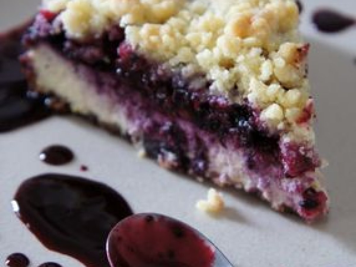 Recette de streusel aux fruits rouges et épices