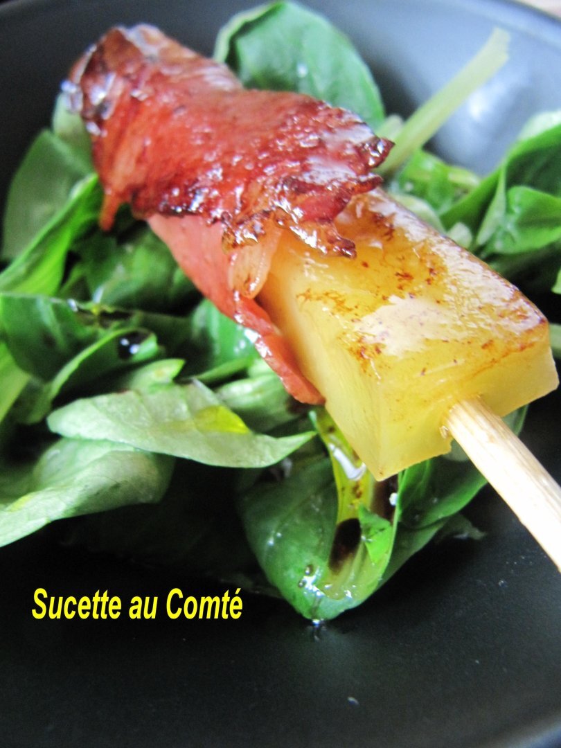 Recette de sucette de comté au jambon de bayonne