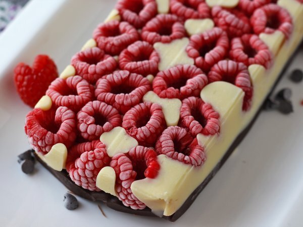 Tablette de chocolat framboises, recette facile chocolat