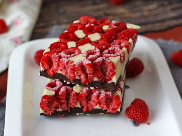 Tablette de chocolat framboises, recette facile chocolat