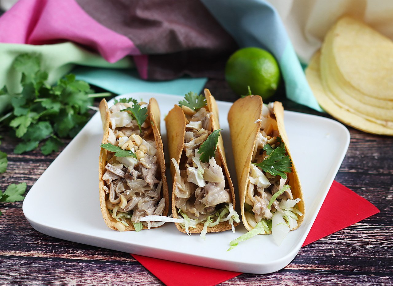 Recette de tacos au poulet croustillant et sauce satay