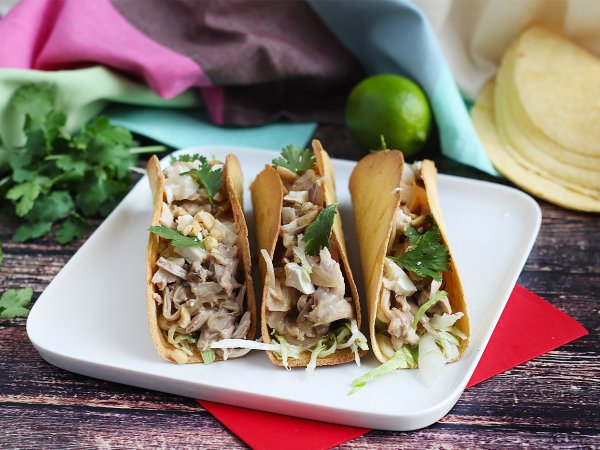 Recette de tacos au poulet croustillant et sauce satay