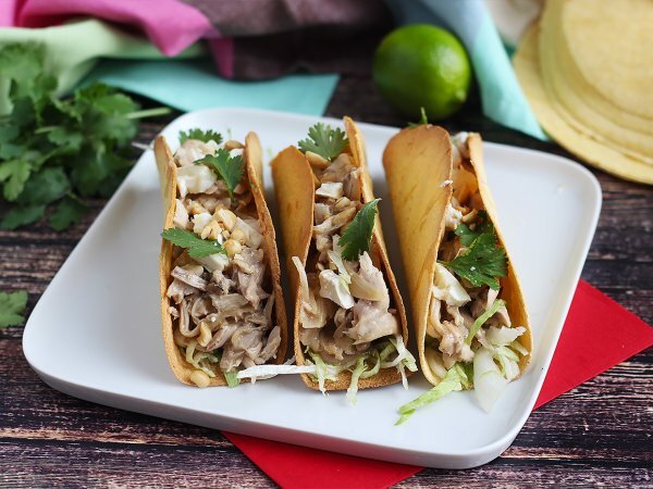 Recette de tacos au poulet croustillant et sauce satay