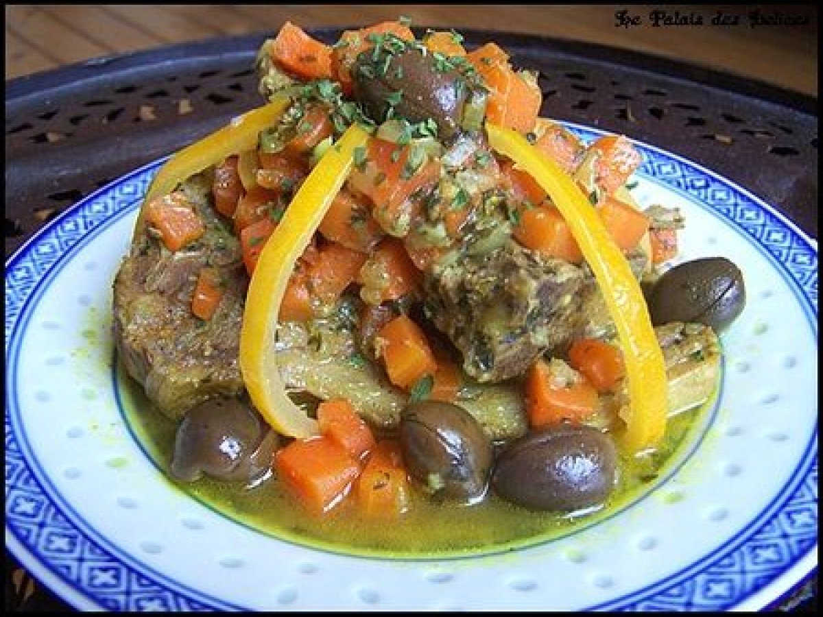 Recette de tajine d'agneau aux carottes (maroc)