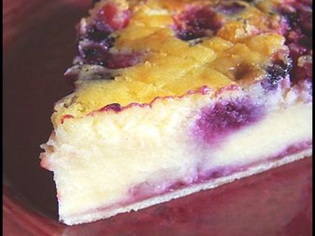Recette de tarte au fromage blanc et fruits rouges