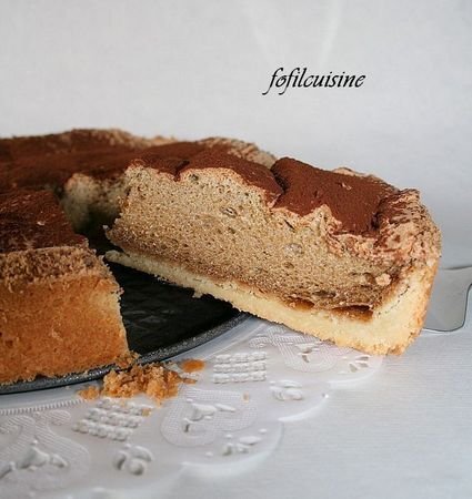 Recette de tarte autrichienne à la mousse de café
