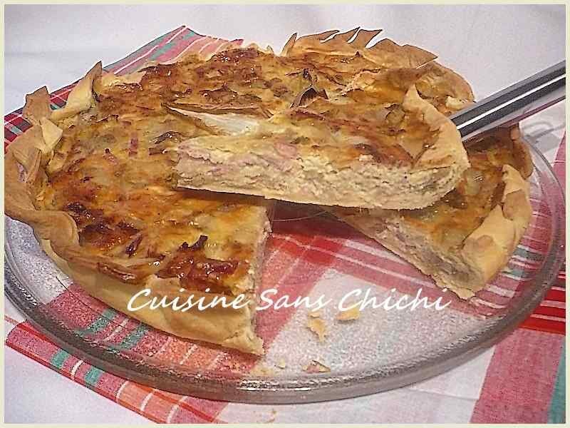 Tarte Au Endive Et Jambon