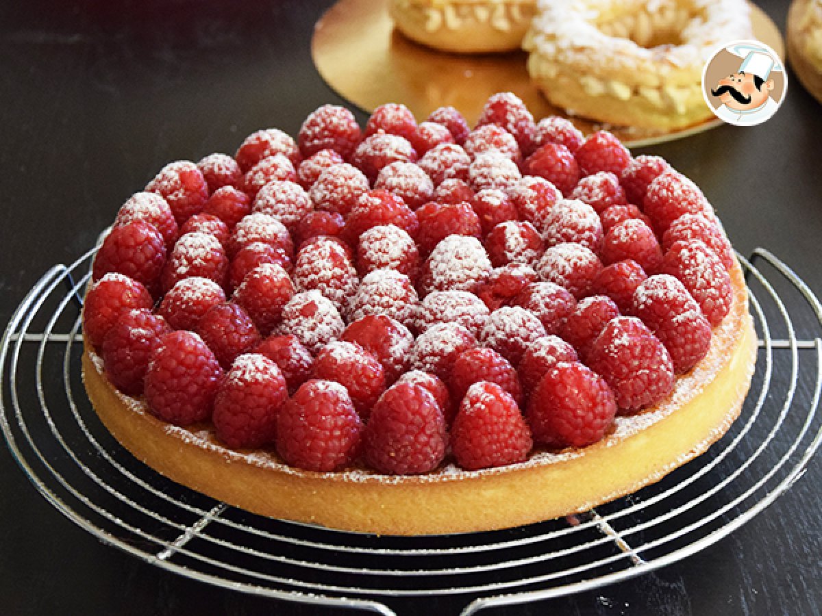 Recette de tarte aux framboises simple et rapide