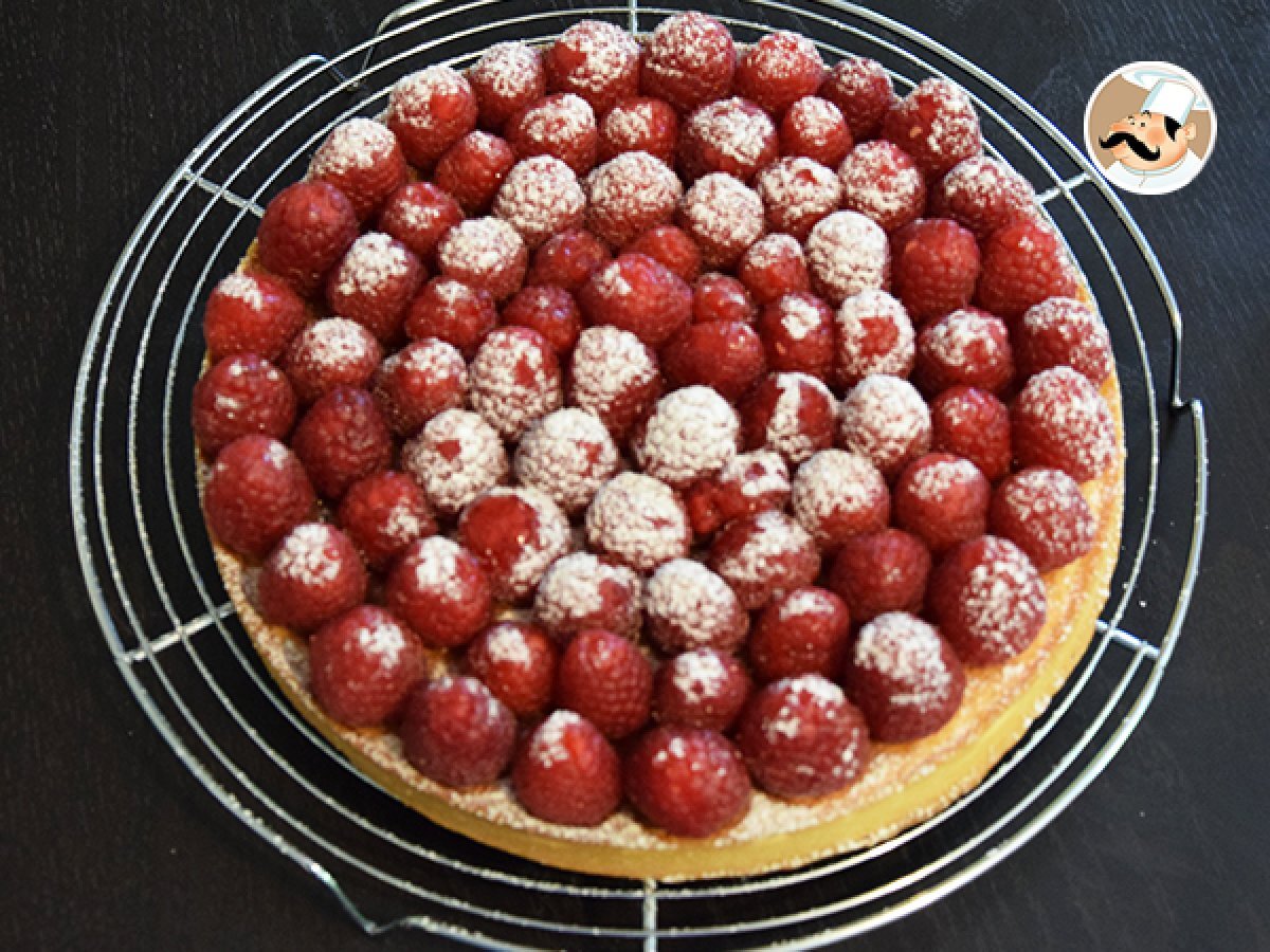 Recette de tarte aux framboises simple et rapide