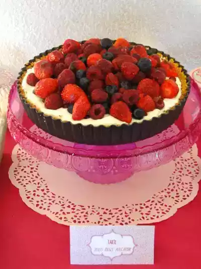 Recette de tarte aux fruits rouges et mascarpone