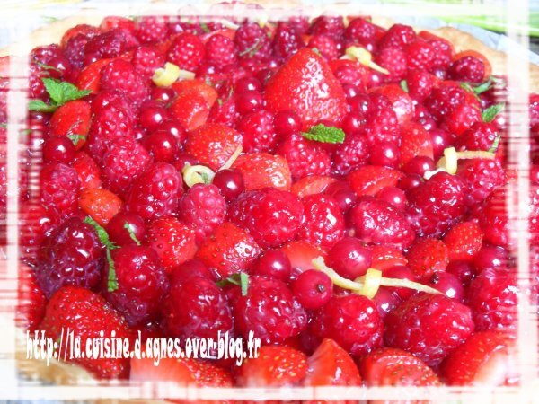 Recette de tarte aux fruits rouges facile