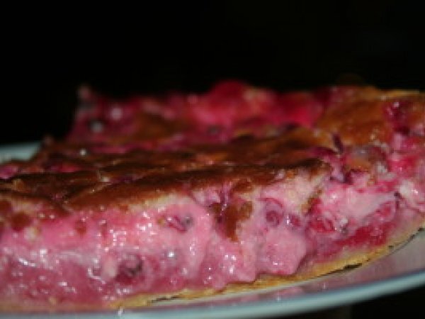 Recette de tarte aux groseilles rouges et mascarpone