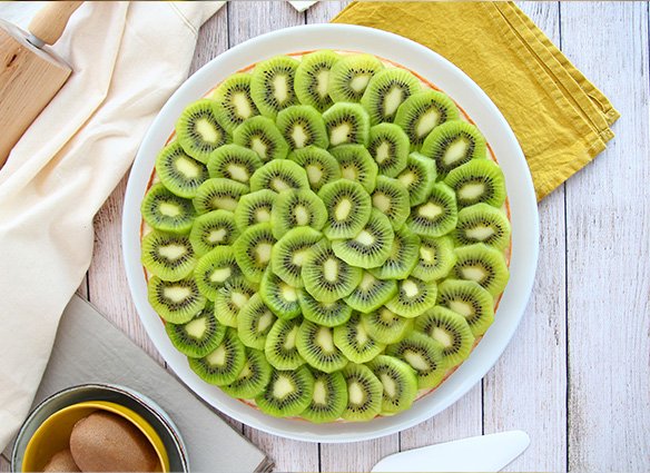 Recette de tarte aux kiwis (rapide et simple)