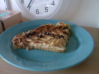 Recette de tarte aux pommes, crème pâtissière et chocolat