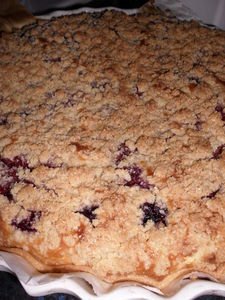 Recette de tarte crumble aux fruits rouges