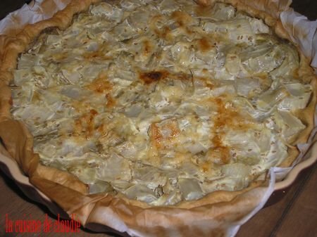 Recette de tarte aux endives au curry et moutarde