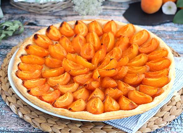 Recette de tarte fine aux abricots facile et rapide
