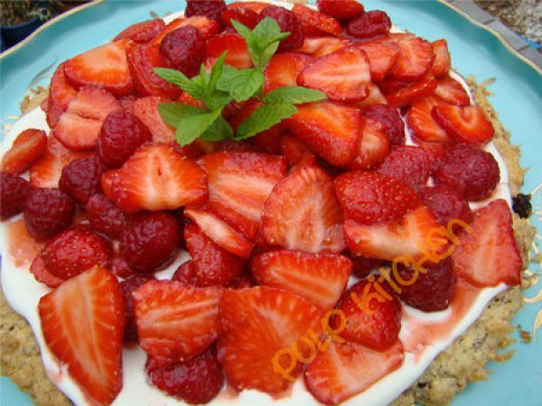 Tarte muesli aux fruits rouges - Recette Ptitchef