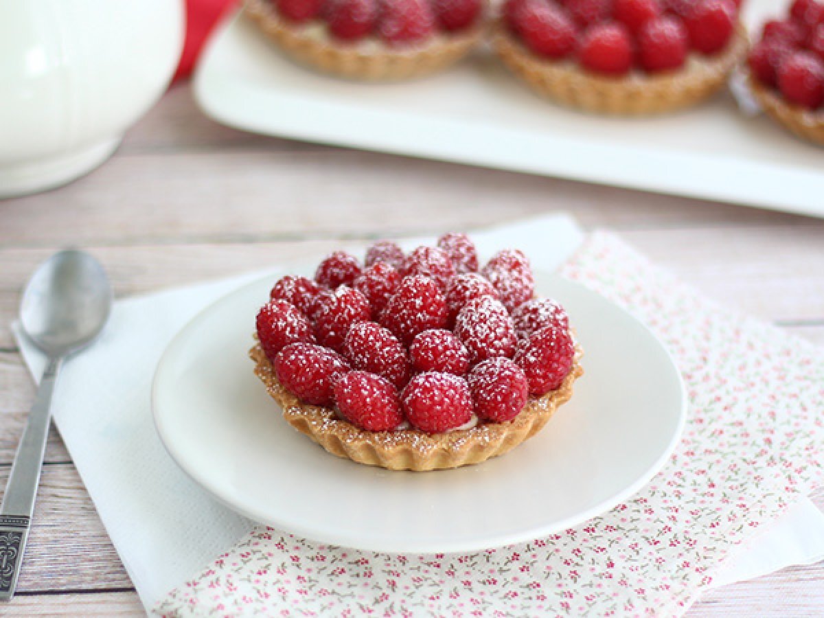 Recette de tartelettes aux framboises faciles et rapides