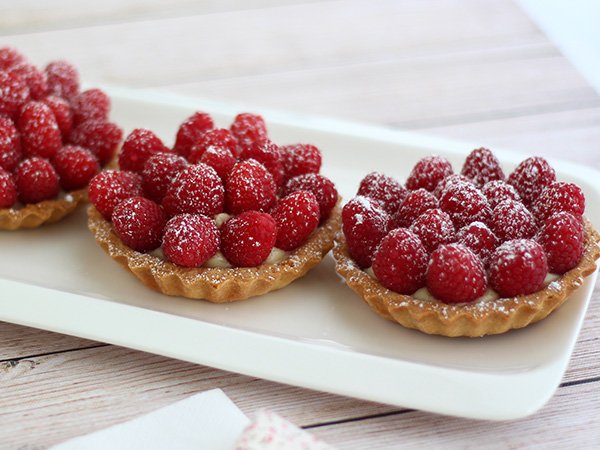 Recette de tartelettes aux framboises faciles et rapides