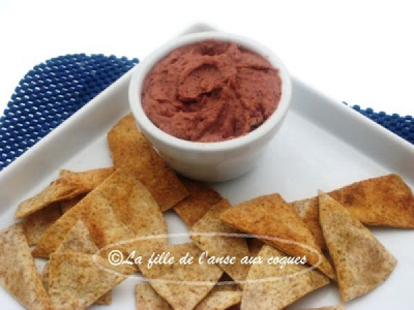 Recette de tartinade de haricots rouges façon hummus
