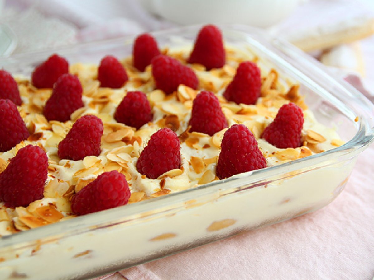 Recette facile de tiramisu aux framboises