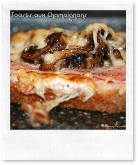 Recette de toasts aux champignons savoureux et faciles