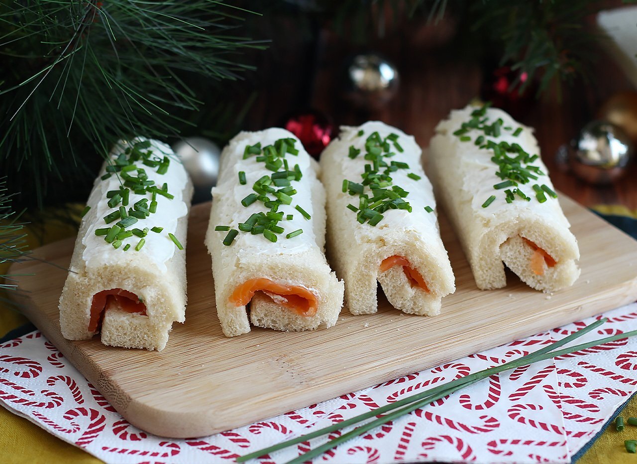 Recette de toasts bûches de noël faciles et savoureuses