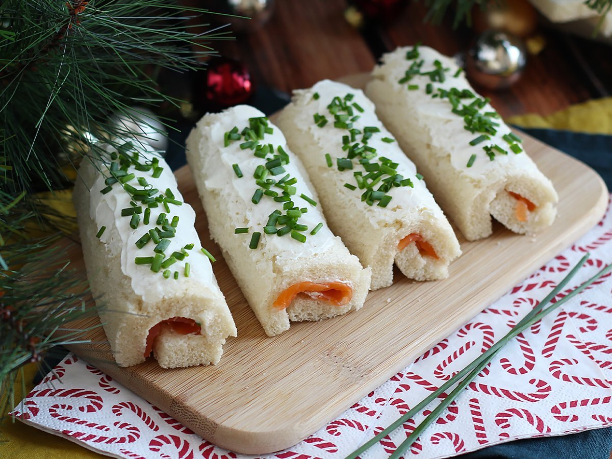 Recette de toasts bûches de noël faciles et savoureuses