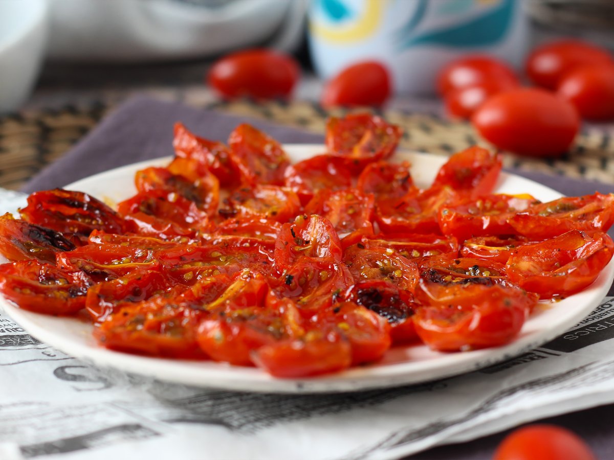 Recette de tomates confites à l'air fryer
