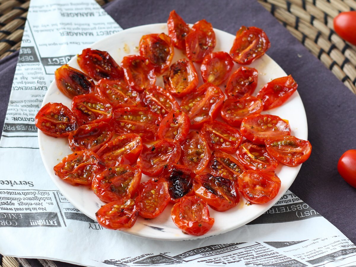 Recette de tomates confites à l'air fryer