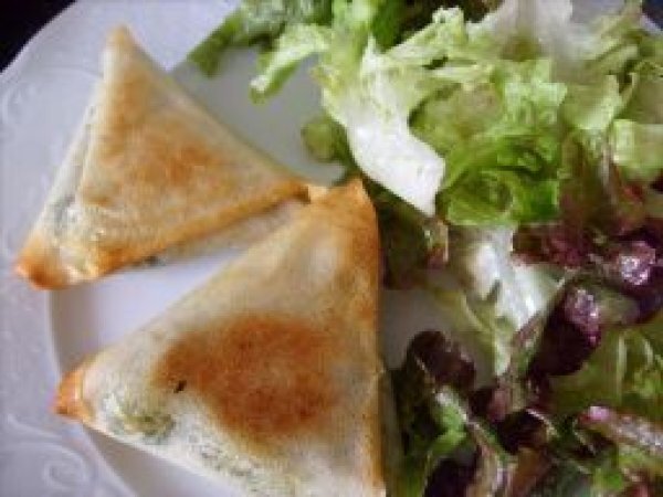 Recette de triangles croustillants aux bettes et feta