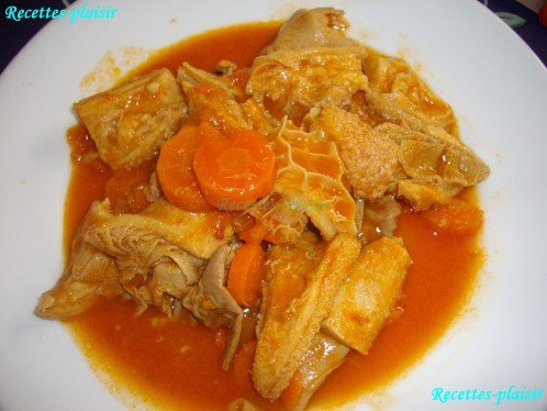 Recette de tripes à la sauce tomate savoureuse