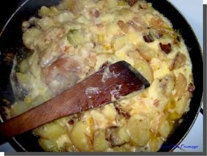 Recette de truffade au fromage savoureux et pommes de terre