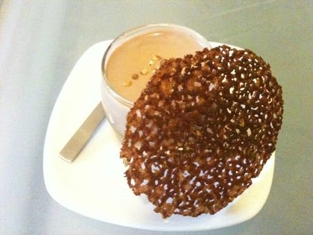 Recette de tuiles croustillantes au chocolat