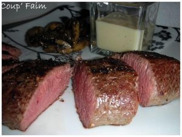 Recette: filet d'agneau basse temp. et sauce à l'ail