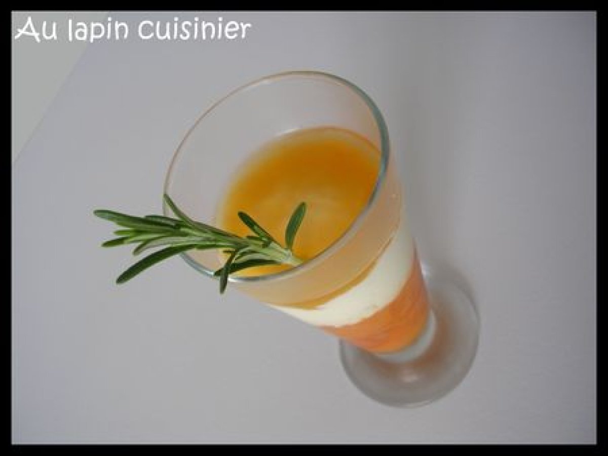 Recette de verrine abricots-mascarpone amande amère