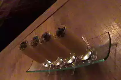Recette de verrine : crème de potiron épicée