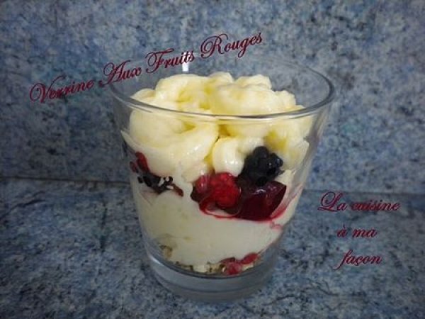 Recette verrine vanille et fruits rouges