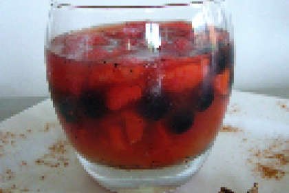 Recette de verrine de fruits rouges en gelée