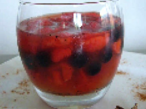 Recette de verrine de fruits rouges en gelée