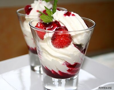 Verrine de derniers fruits rouges - recette