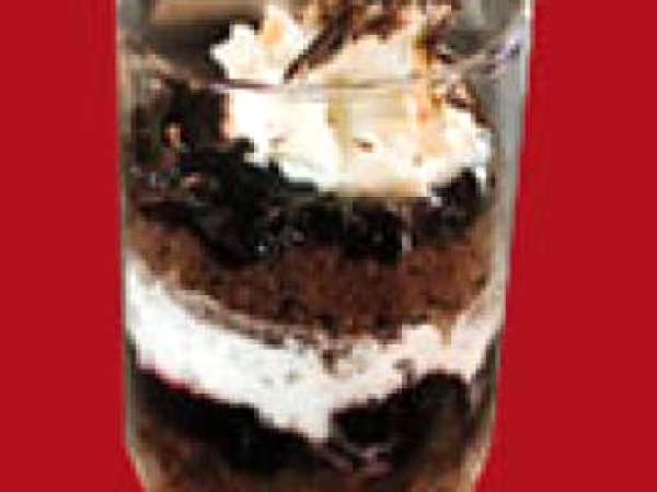 Recette de verrine forêt noire chocolat et cerises