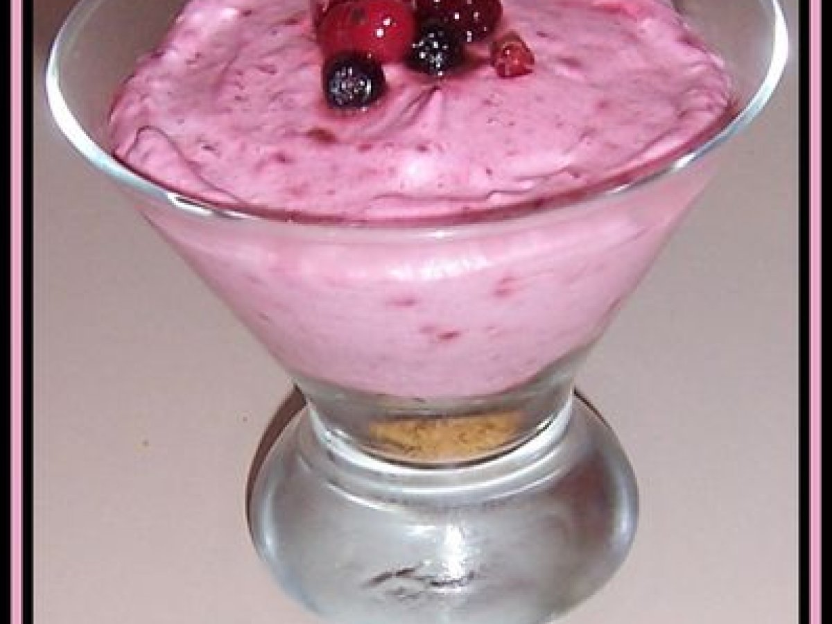 Recette verrine fruits rouges et spéculos